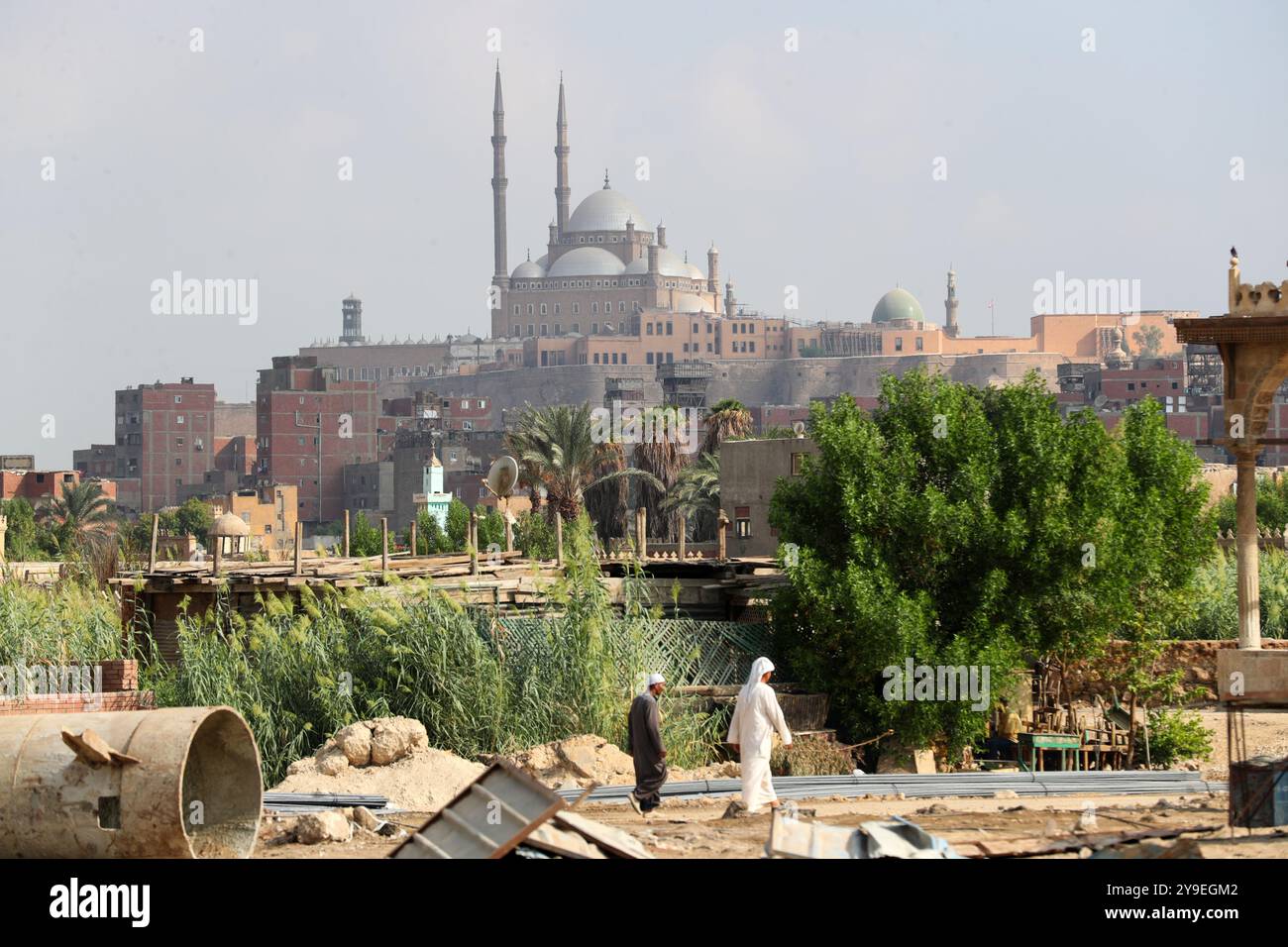 Cairo. 10th Oct, 2024. This photo taken on Oct. 10, 2024 shows a view of the Saladin Citadel in ...