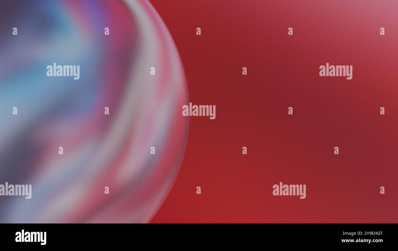 Abstract 3D Sphere with Flowing Gradient Background Stock Photo - Alamy