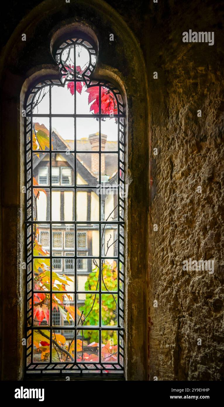 Hever, UK. 4 Oct 2024. Inside 13th century Hever Castle in Kent Stock ...