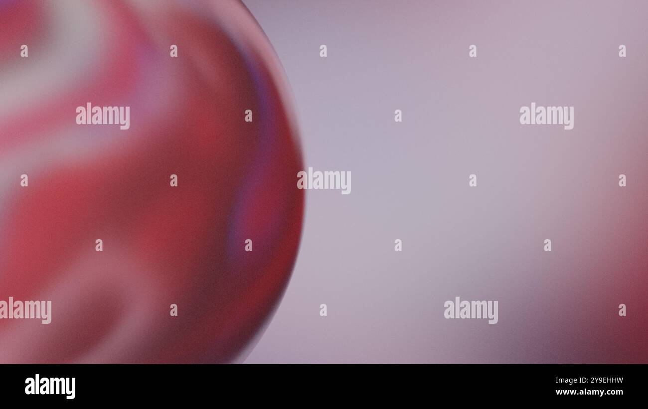 Abstract 3D Sphere with Flowing Gradient Background Stock Photo - Alamy