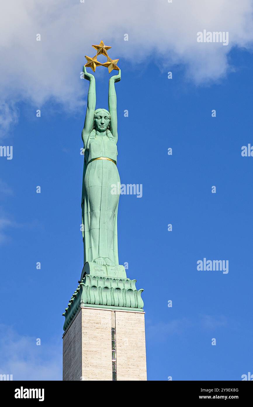 Freedom monument of latvia hi-res stock photography and images - Alamy