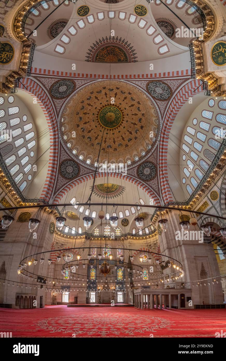 Interior view suleymaniye mosque in hi-res stock photography and images ...