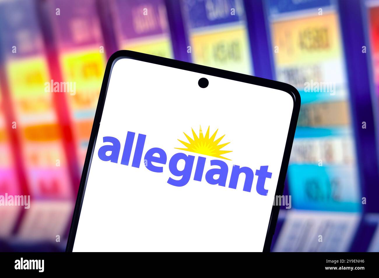 September 6, 2024, Paraguay. In this photo illustration, the Allegiant ...