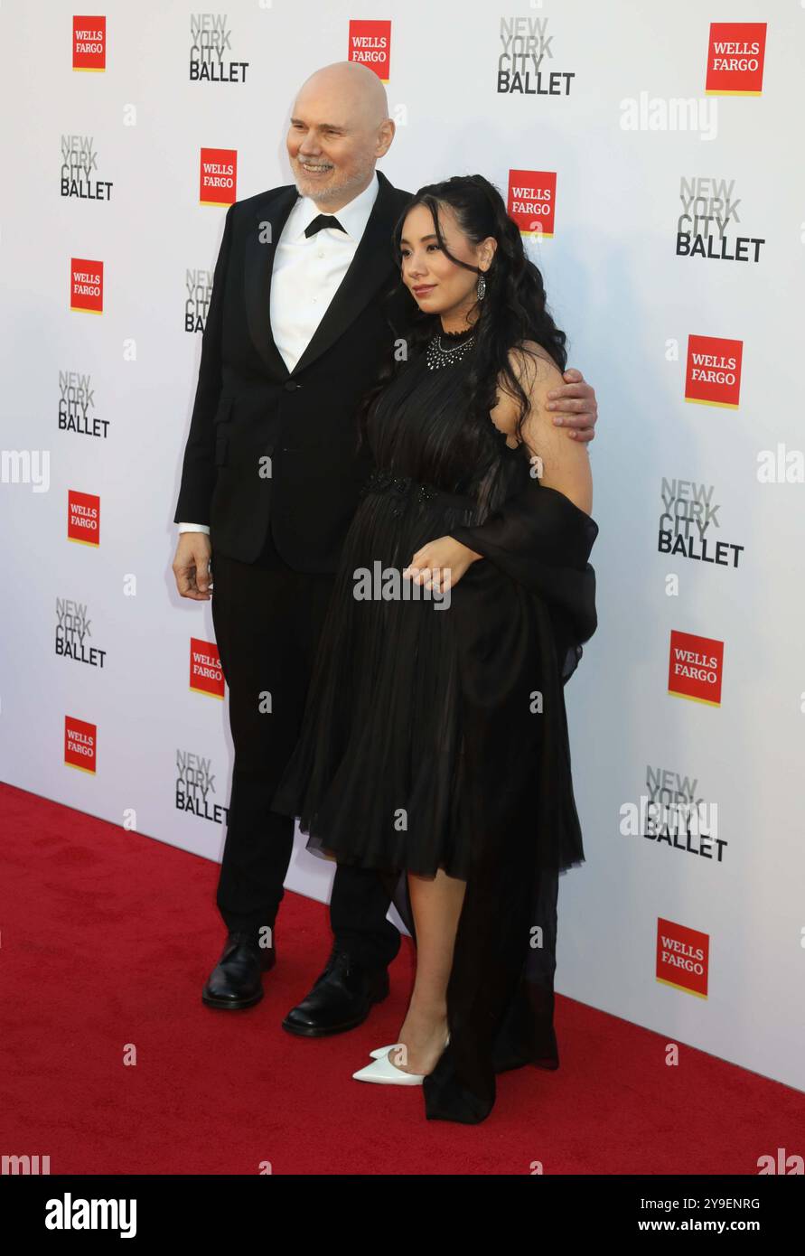 October 9, 2024, New York, New York, USA: Musician/singer BILLY CORGAN ...