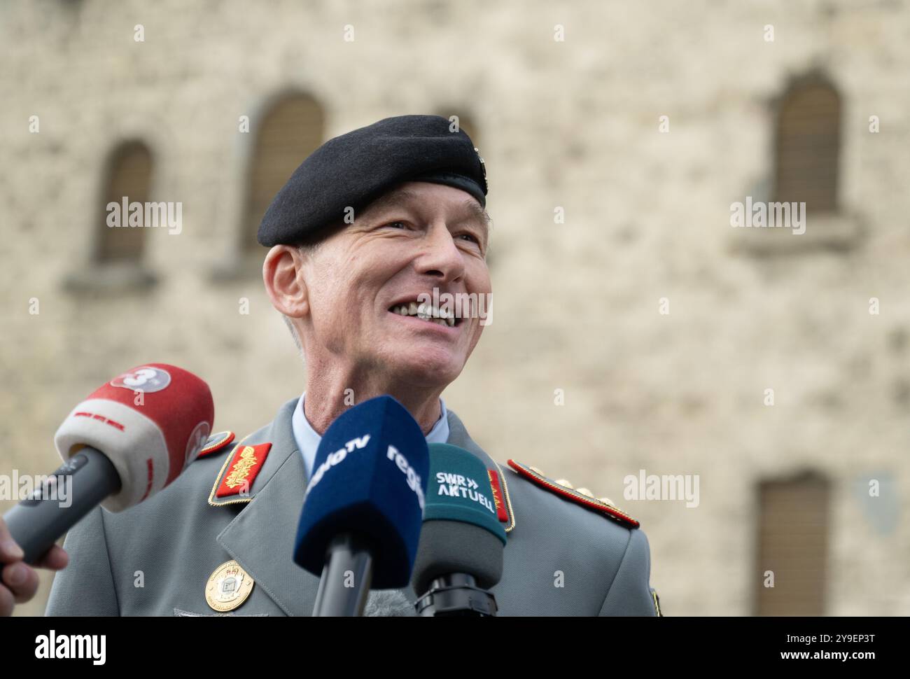 Ulm, Germany. 10th Oct, 2024. Lieutenant General Kai Ronald ...