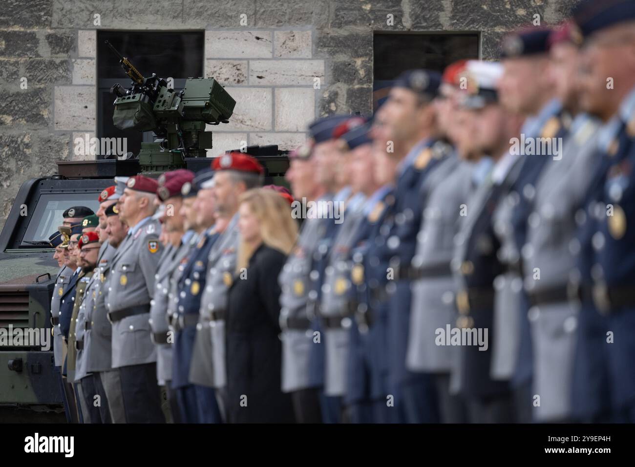 Ulm, Germany. 10th Oct, 2024. Members of the Multinational Operational ...