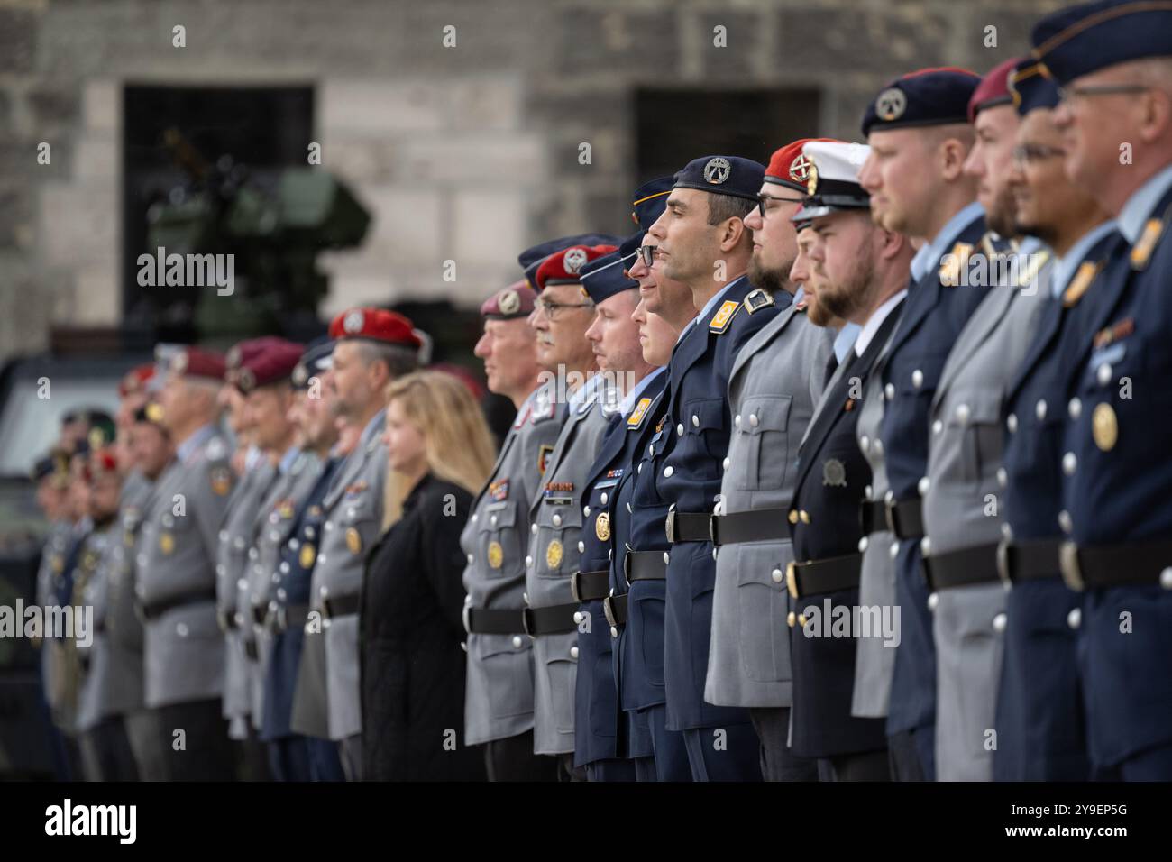 Ulm, Germany. 10th Oct, 2024. Members of the Multinational Operational ...