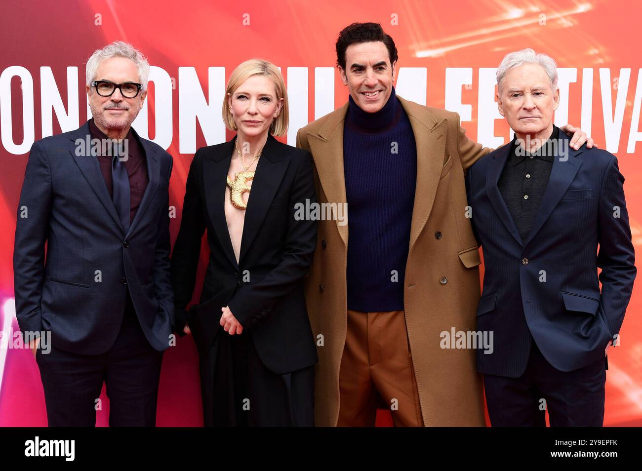 Alfonso Cuaron, Cate Blanchett, Sacha Baron Cohen und Kevin Kline beim ...