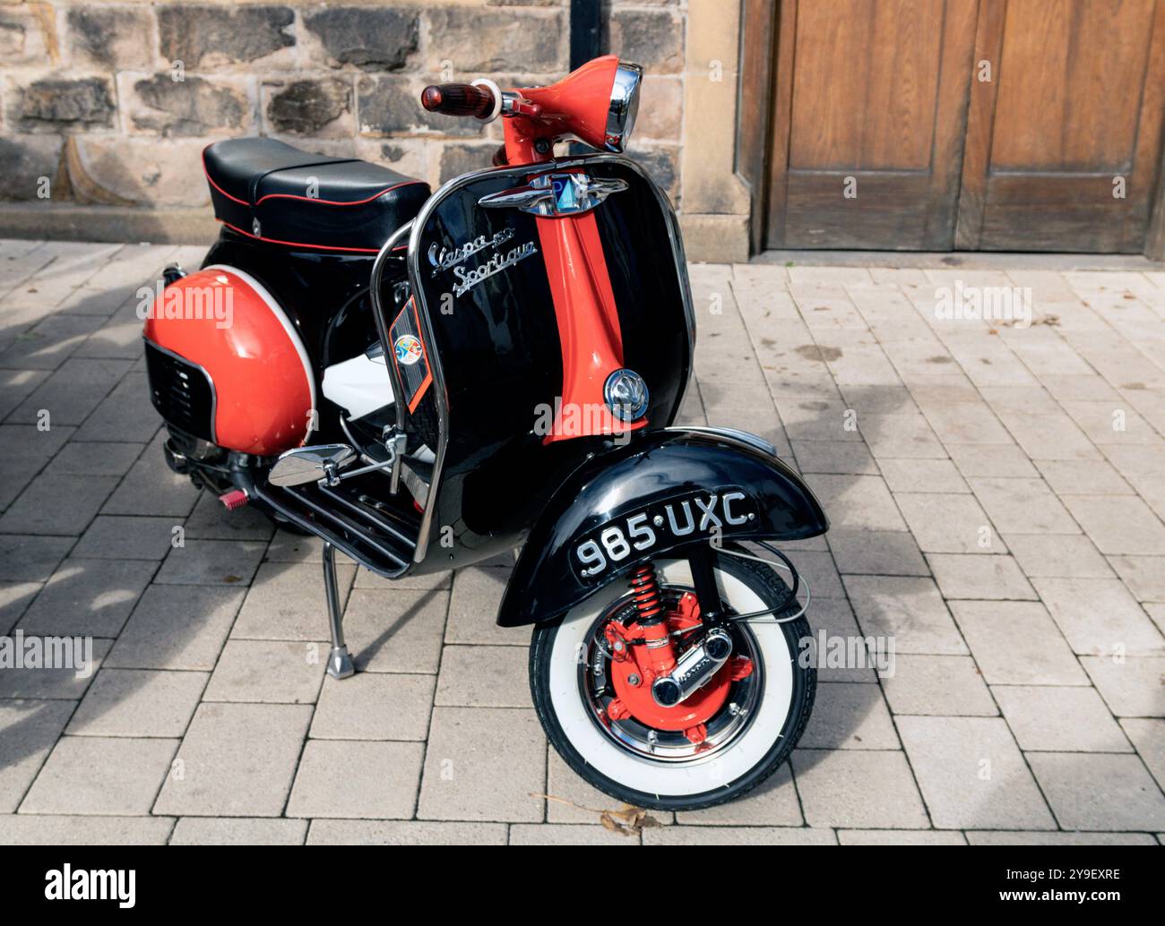 Vespa 150 Sportique. Ribble Valley Scooter Rally 2024 Stock Photo - Alamy