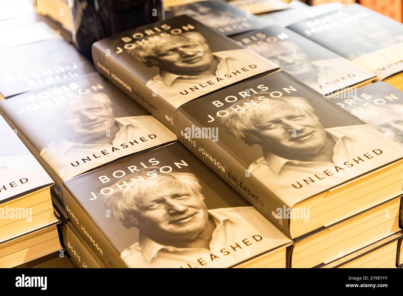 London, UK. 10th Oct, 2024. The display at Hatchards, Piccadilly ...