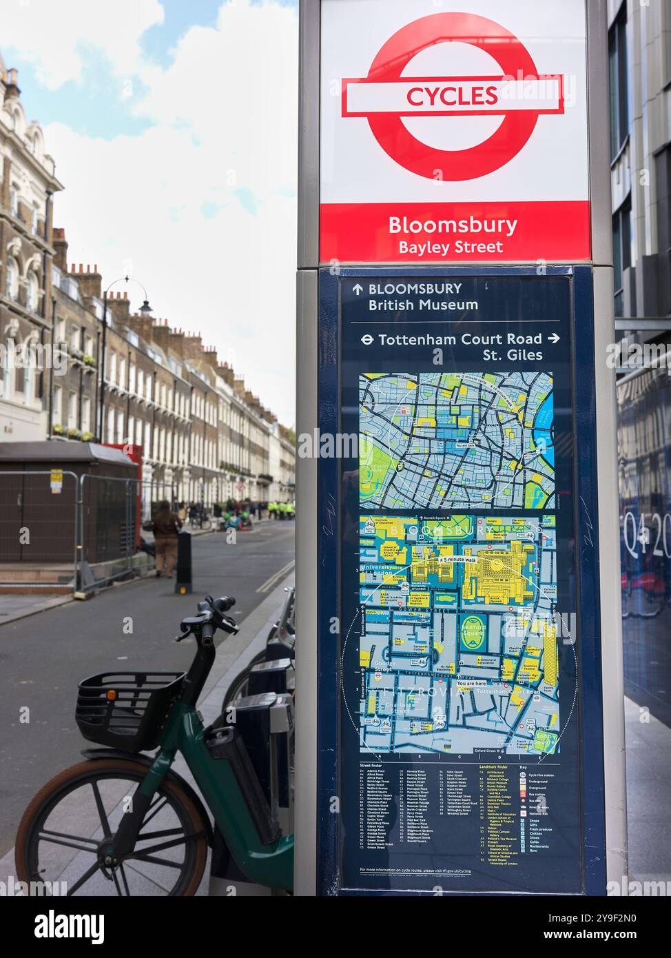 Bayley Street, Bloomsbury, London, England Stock Photo - Alamy