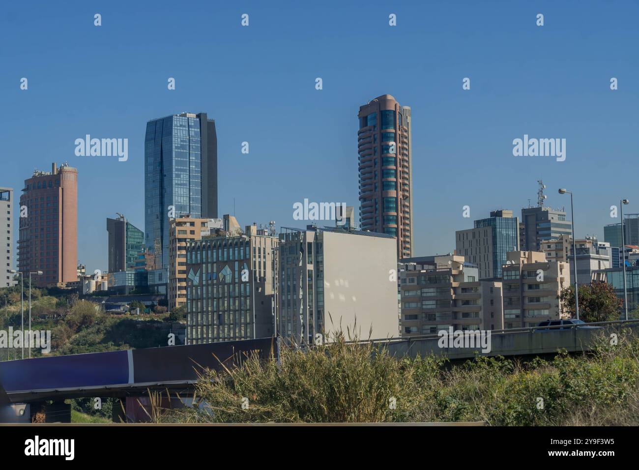 The skyscrapers in Beirut, the capital of Lebanon Stock Photo - Alamy