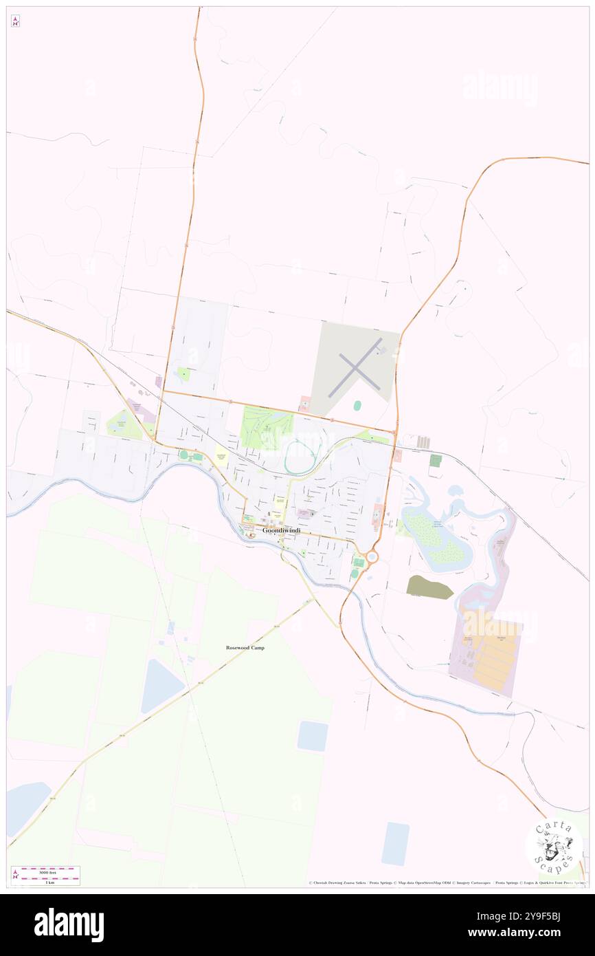 Goondiwindi, Goondiwindi, AU, Australia, Queensland, S 28 32' 4'', N ...