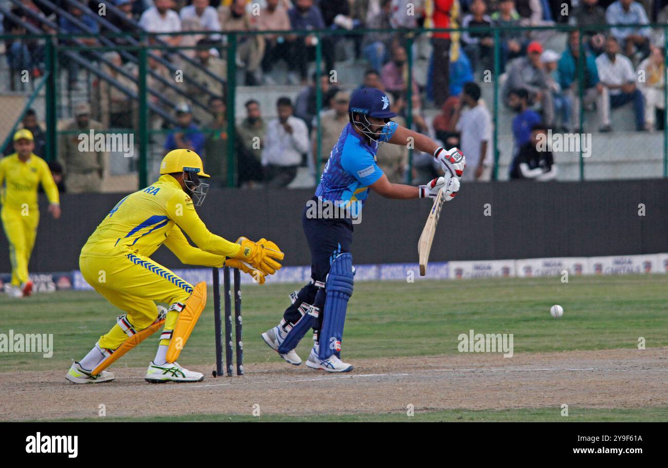 Srinagar, Kashmir. 9th October 2024. The Legends League Cricket T20 ...