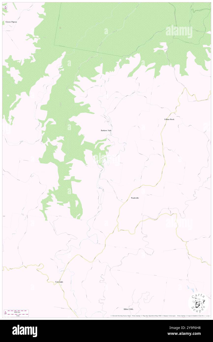 Birney Bridge, , AU, Australia, New South Wales, S 28 32' 56'', N 153 7 ...