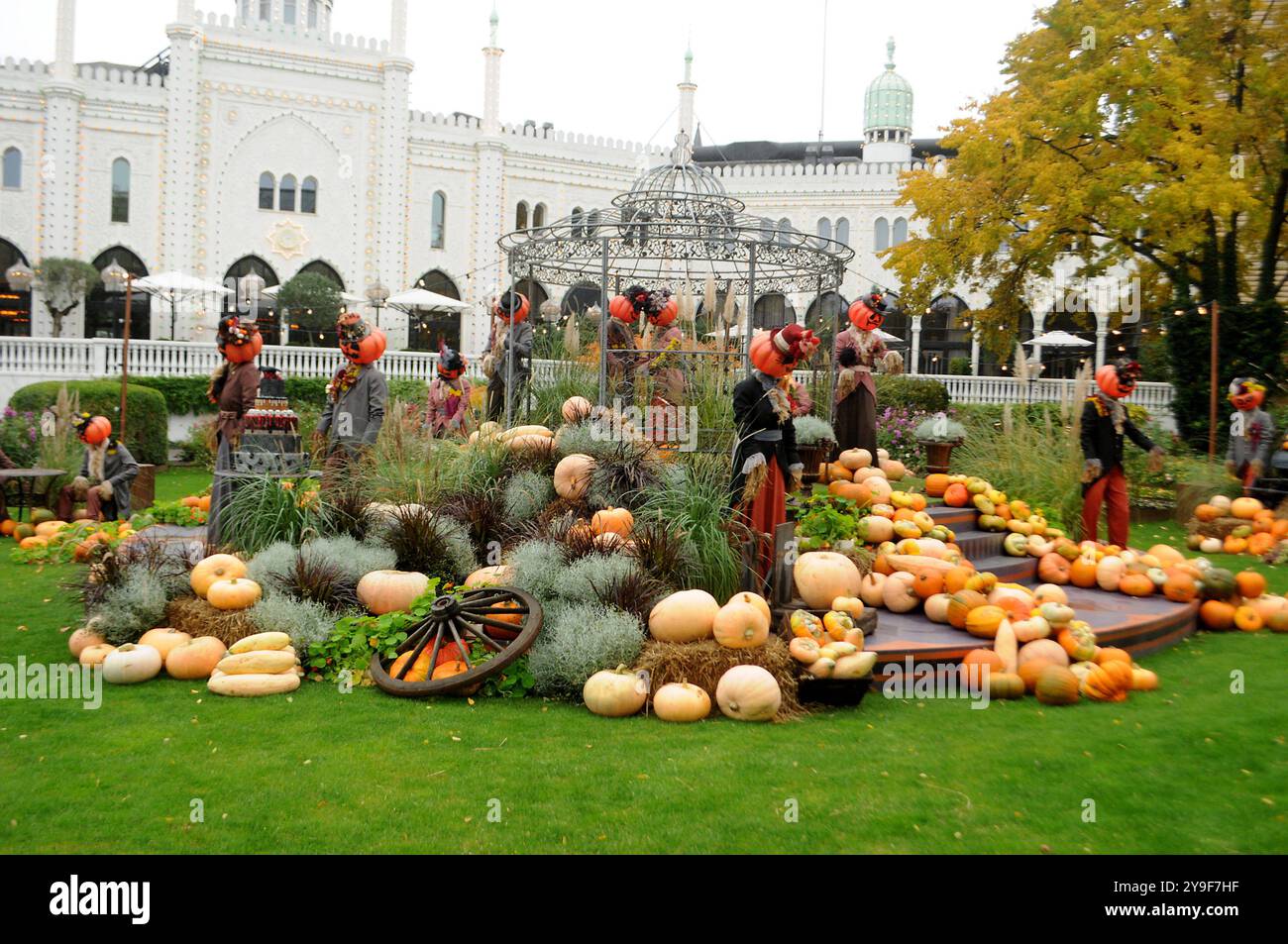Copenhagen/ Denmark/10 October 2024/Tivoli garden Halloween opening ...