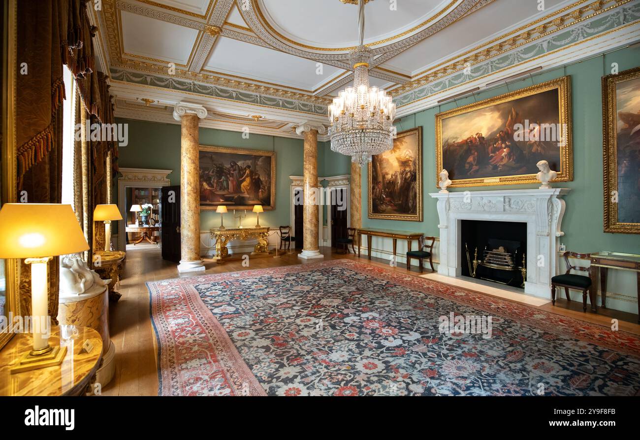 The Dining Room at Spencer House. A historic house in London belonging ...