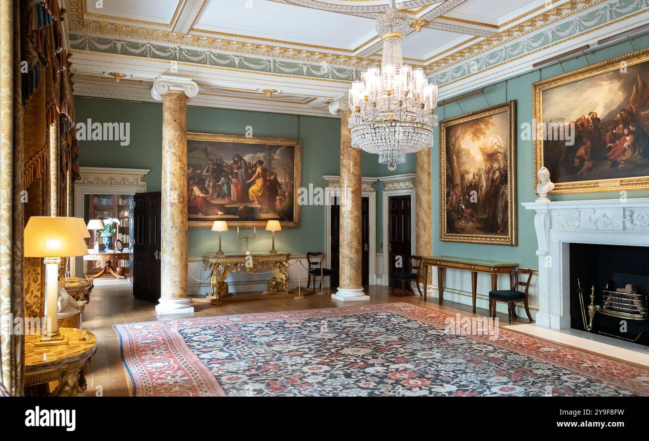 The Dining Room at Spencer House. A historic house in London belonging ...