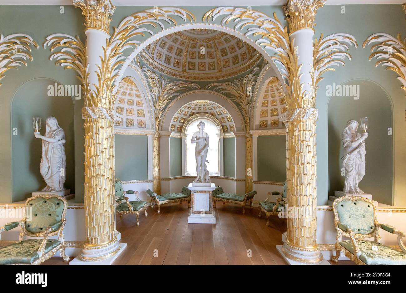 The Palm Room in Spencer House. A historic house in London belonging to ...
