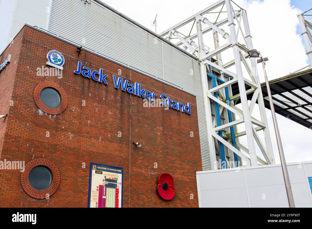 Ewood Park, Blackburn, Lancashire, UK. Home of one of the founding ...