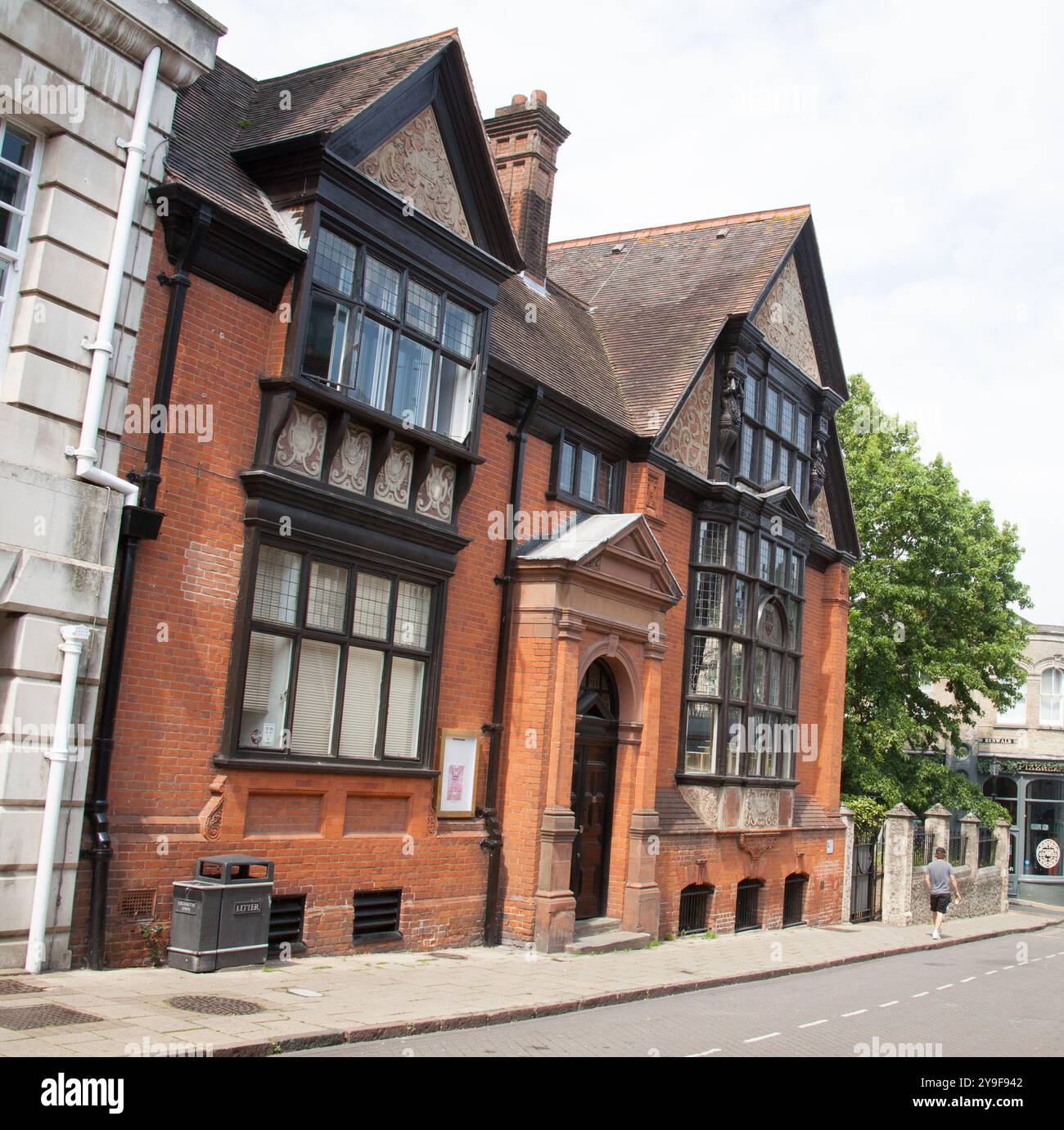 Buildings on The High Street in Colchester, Essex in the United Kingdom ...