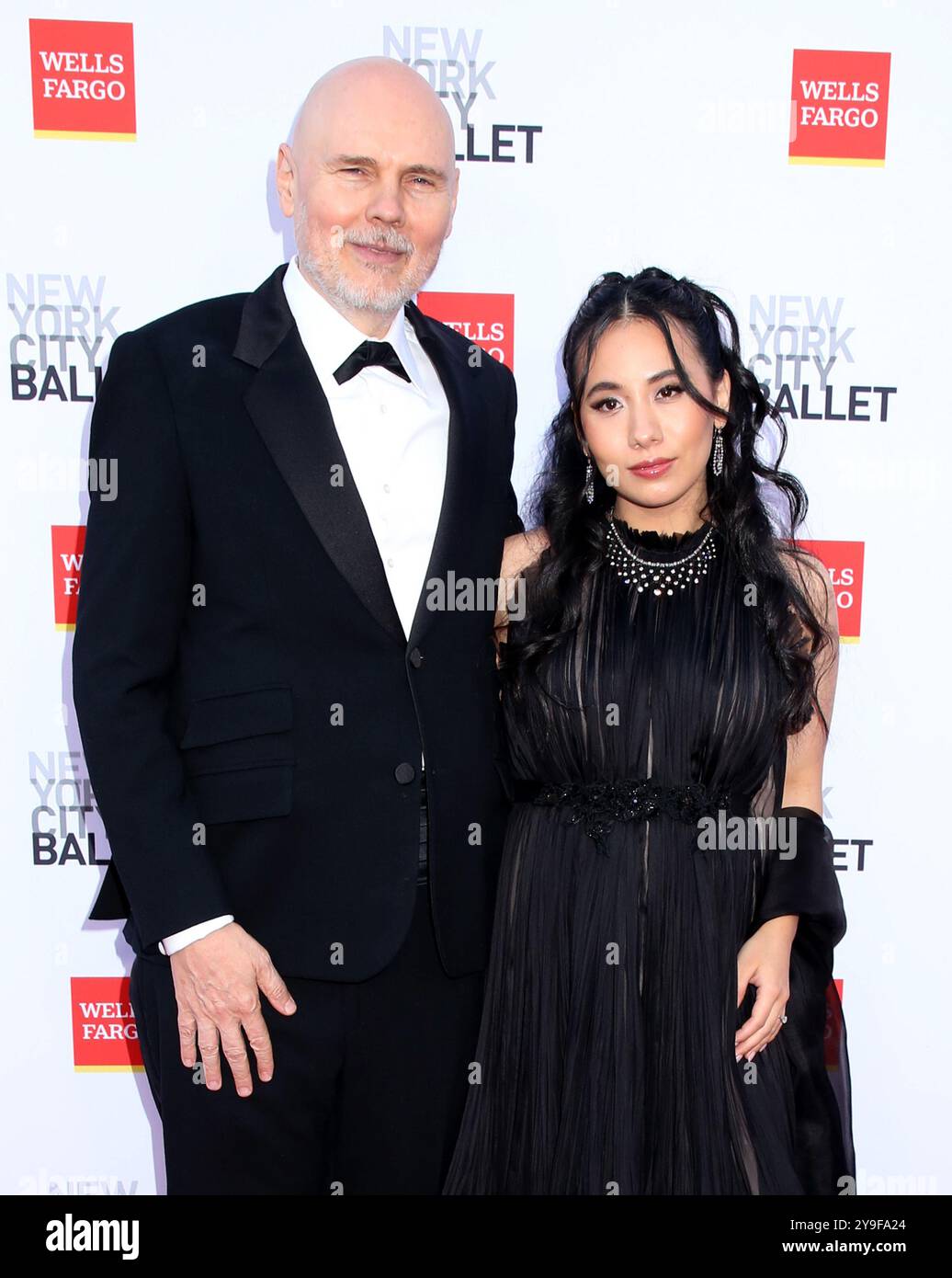 New York City, USA. 09th Oct, 2024. Billy Corgan and Chloe Mendel ...