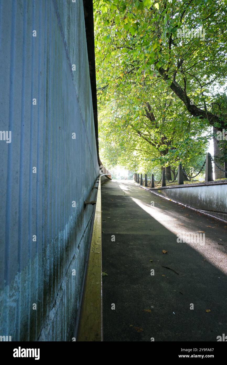 Underpass on A470 North Road, Cardiff City centre, Wales Stock Photo ...