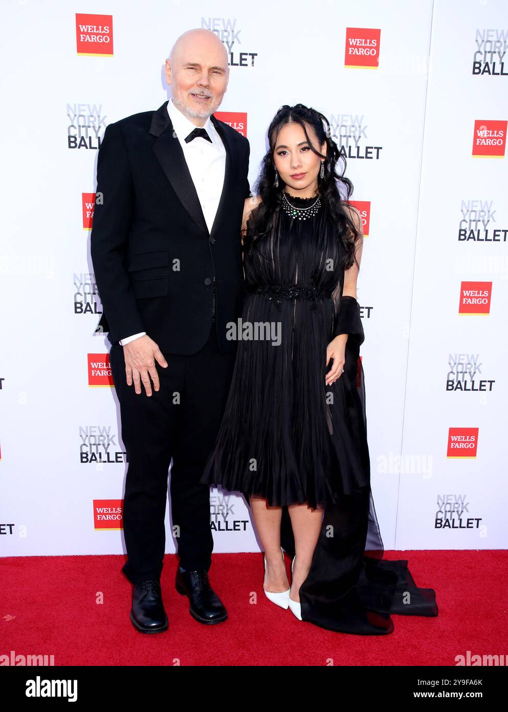 New York City, USA. 09th Oct, 2024. Billy Corgan and Chloe Mendel ...