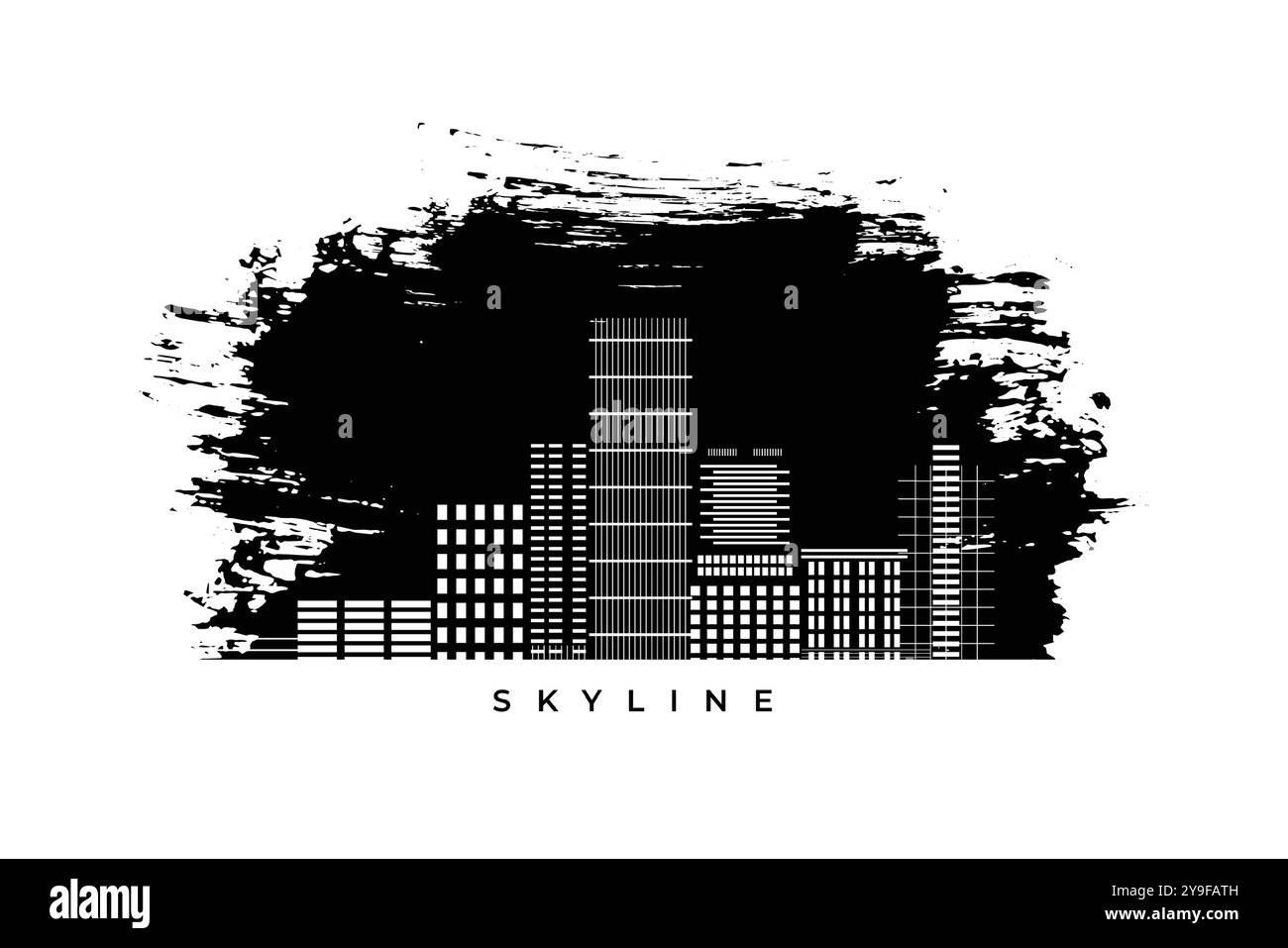 Impressive apartment building Stock Vector Images - Alamy