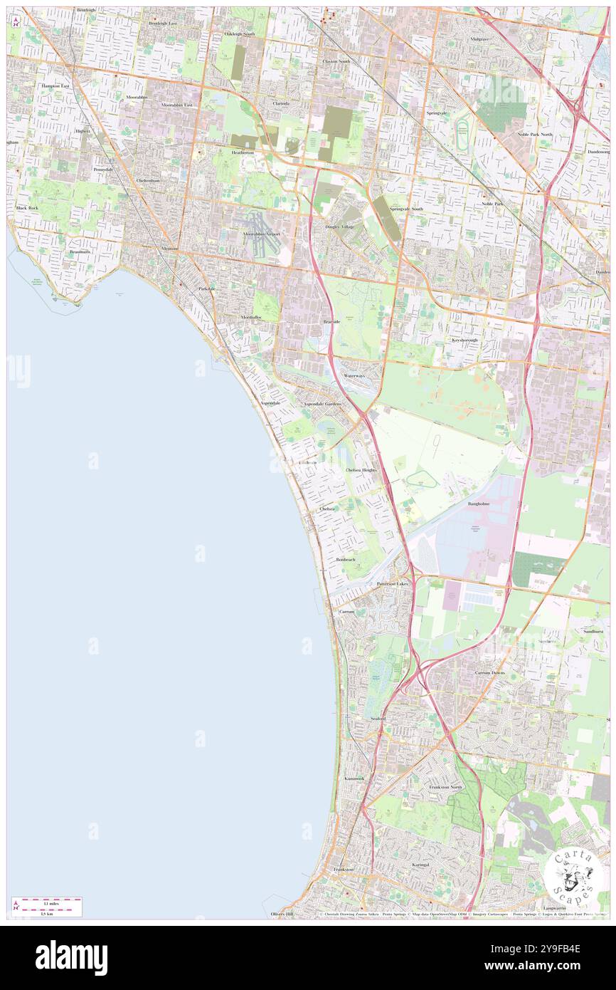 Edithvale, Kingston, AU, Australia, Victoria, S 38 2' 16'', N 145 6' 30 ...
