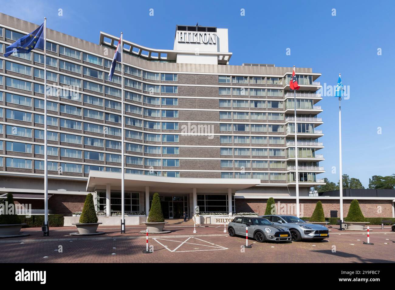 Facade of the Hilton Hotel in Amsterdam Stock Photo - Alamy