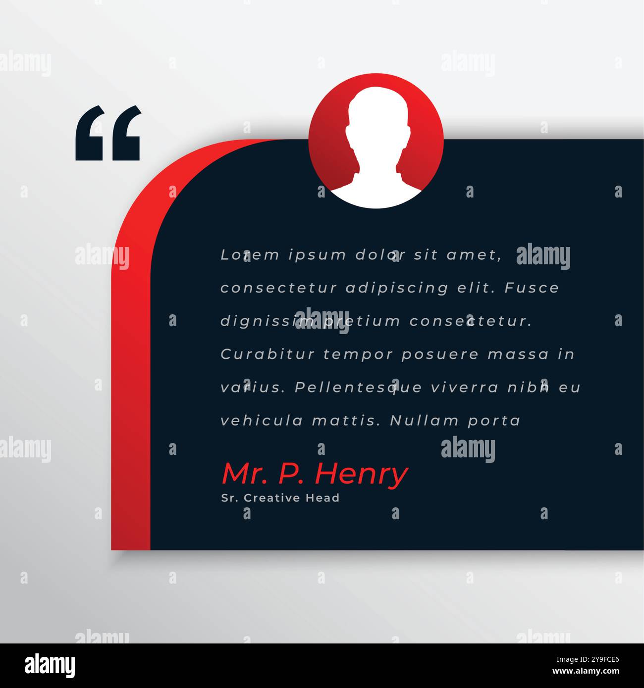 innovative quotation template for social media post vector Stock Vector ...