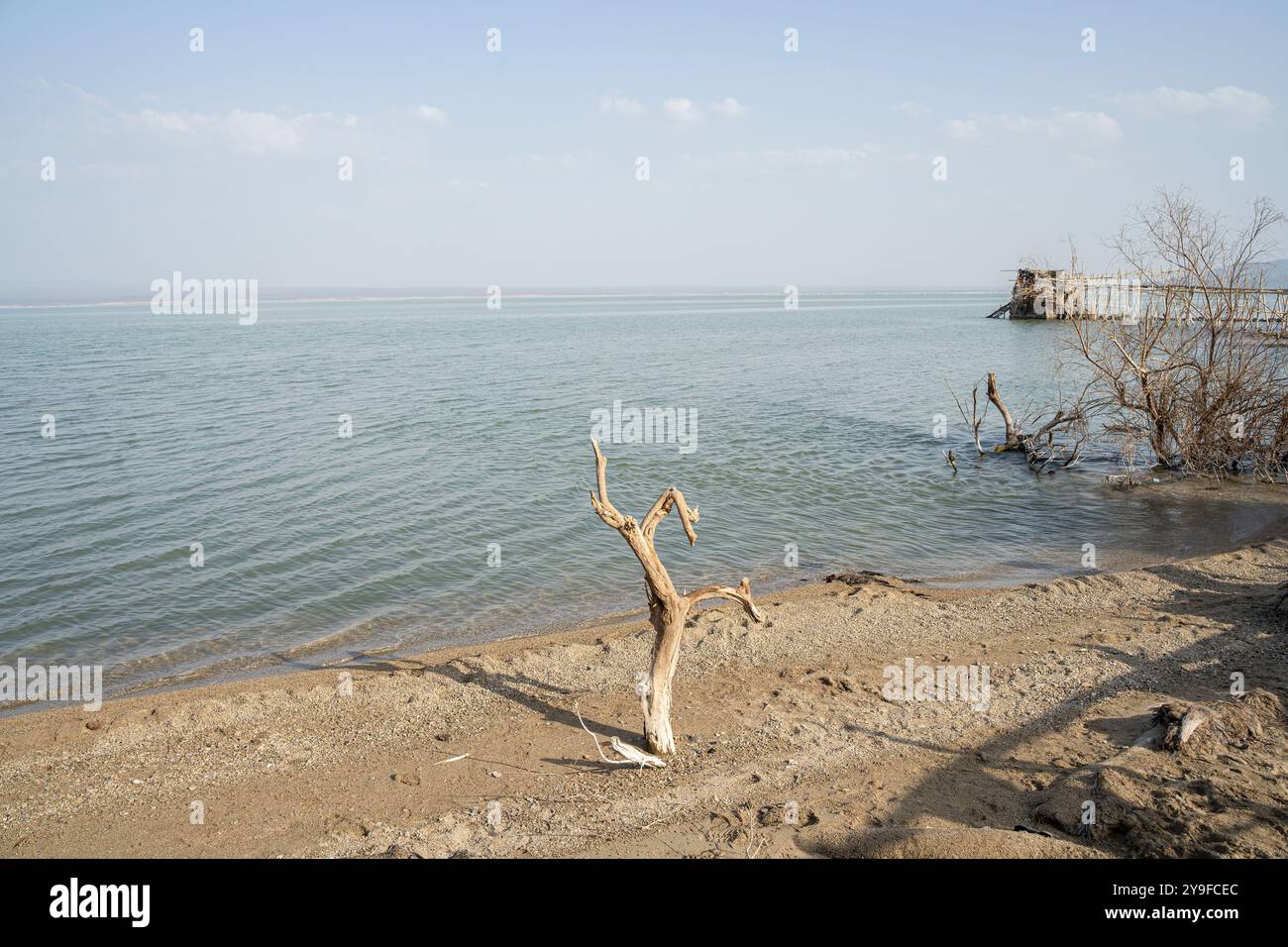 Lake Afrera (also transliterated as Lake Afdera) is a hypersaline lake ...