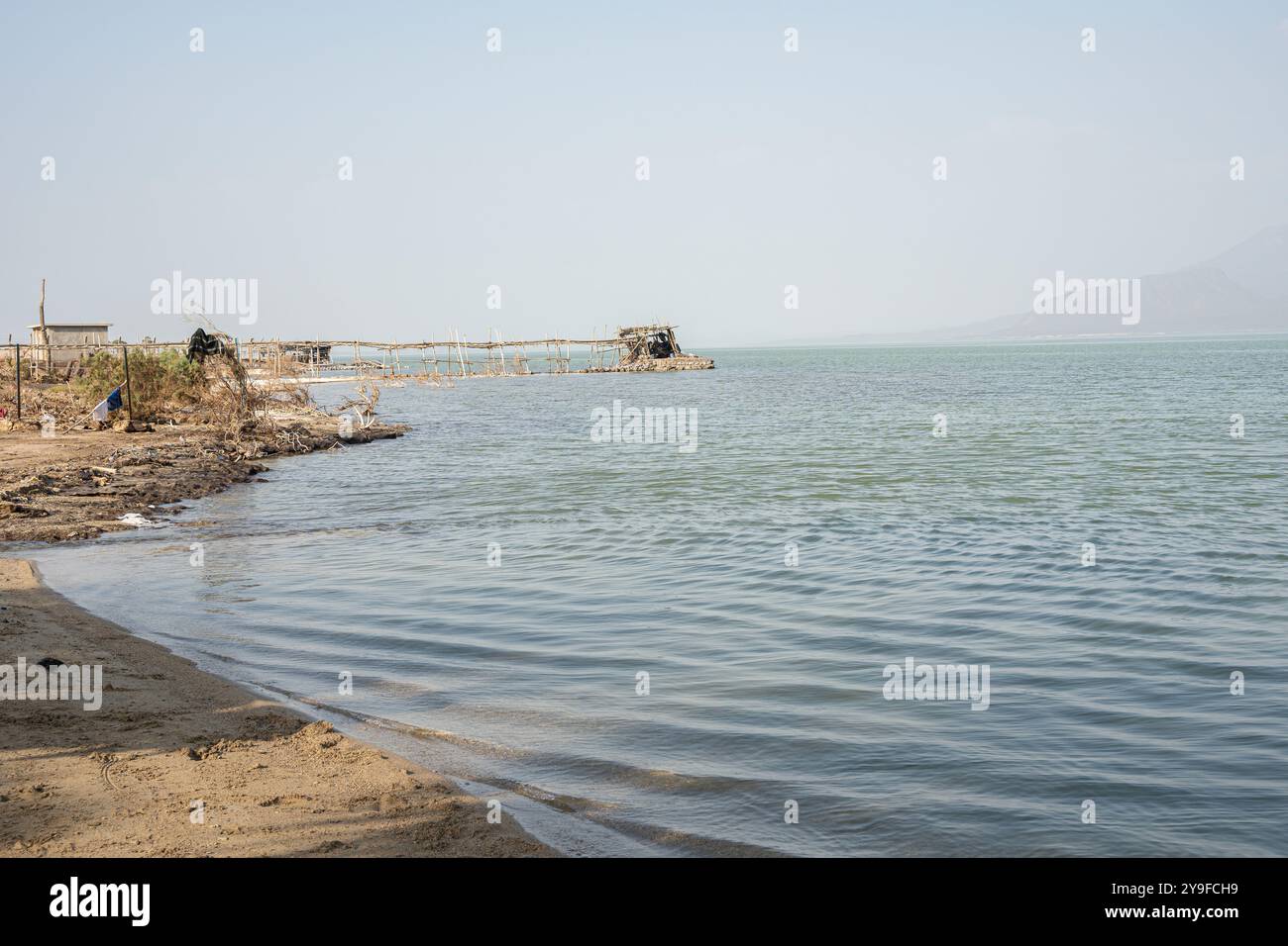 Lake Afrera (also transliterated as Lake Afdera) is a hypersaline lake ...