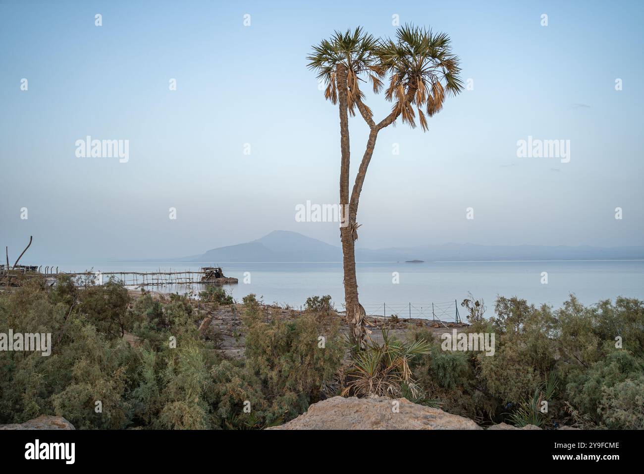 Lake Afrera (also transliterated as Lake Afdera) is a hypersaline lake ...