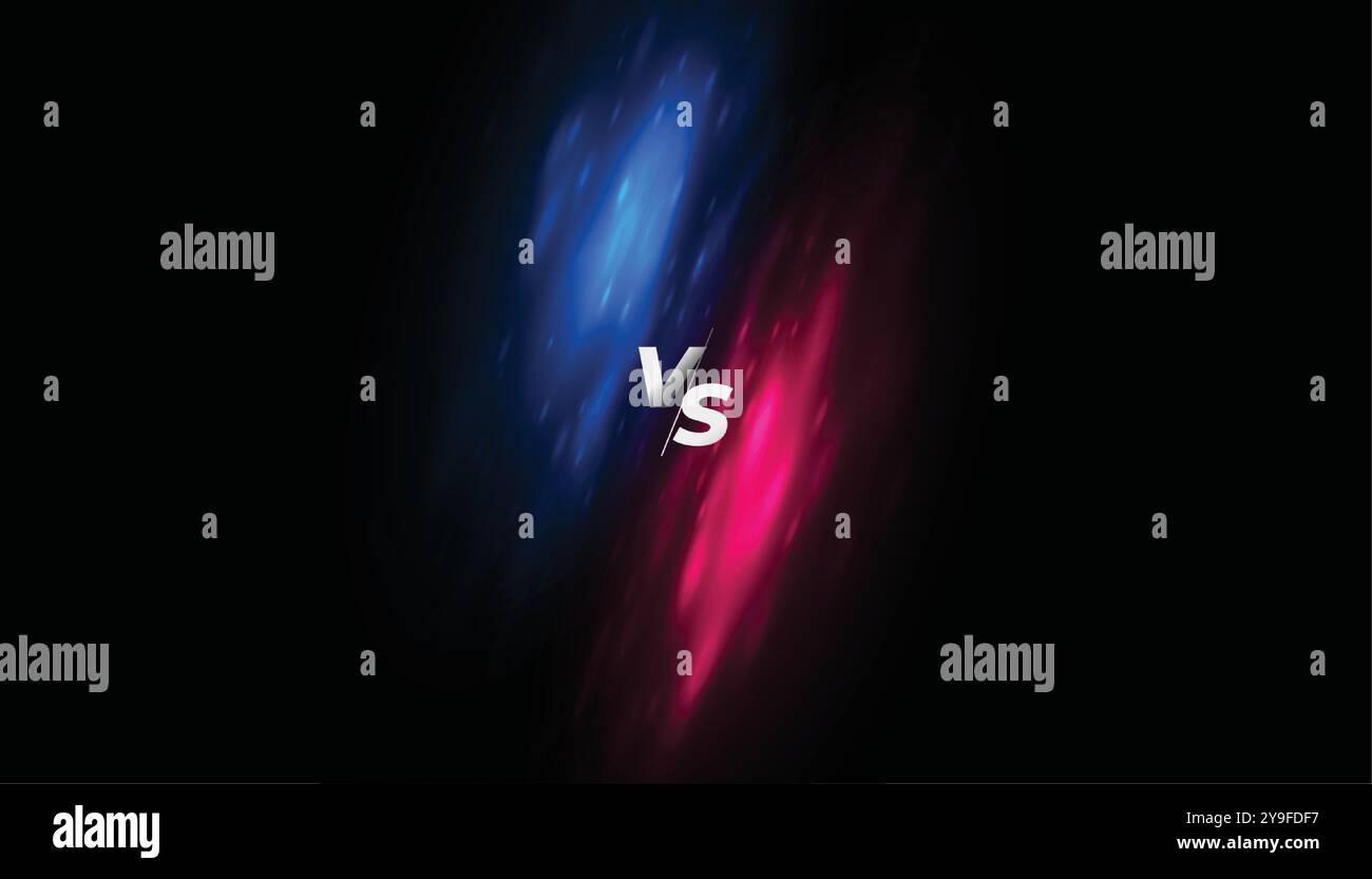 modern versus vs championship banner for rival match vector Stock ...