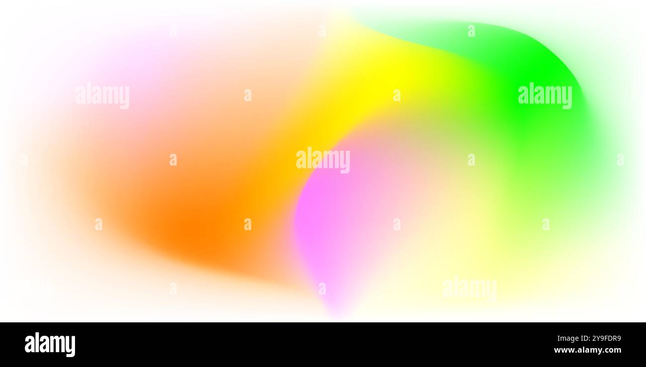 Bright Swirling Colors Combine In A Dynamic Abstract Composition Vector Illustration Stock