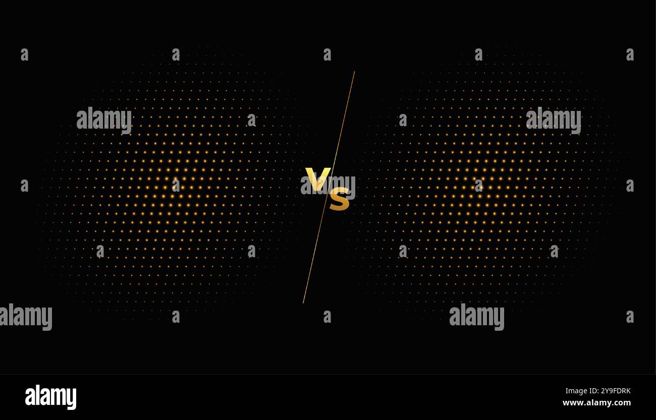 gamer streamer versus vs banner for tournament vector Stock Vector ...