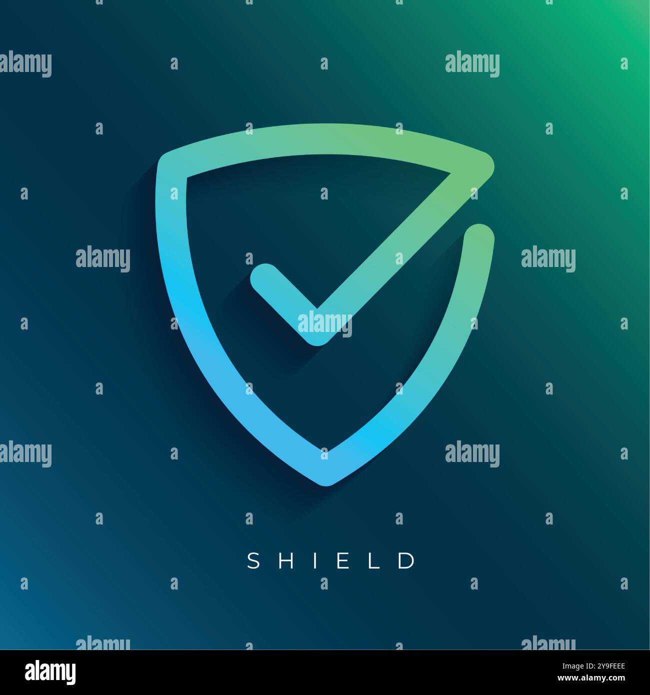 Safety shield logo hi-res stock photography and images - Alamy