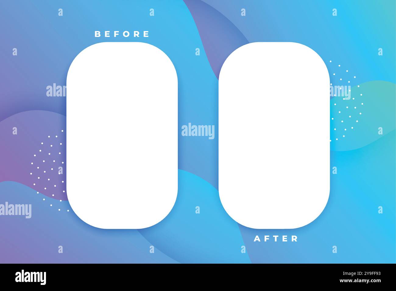 modern before and after opposition concept background vector Stock ...