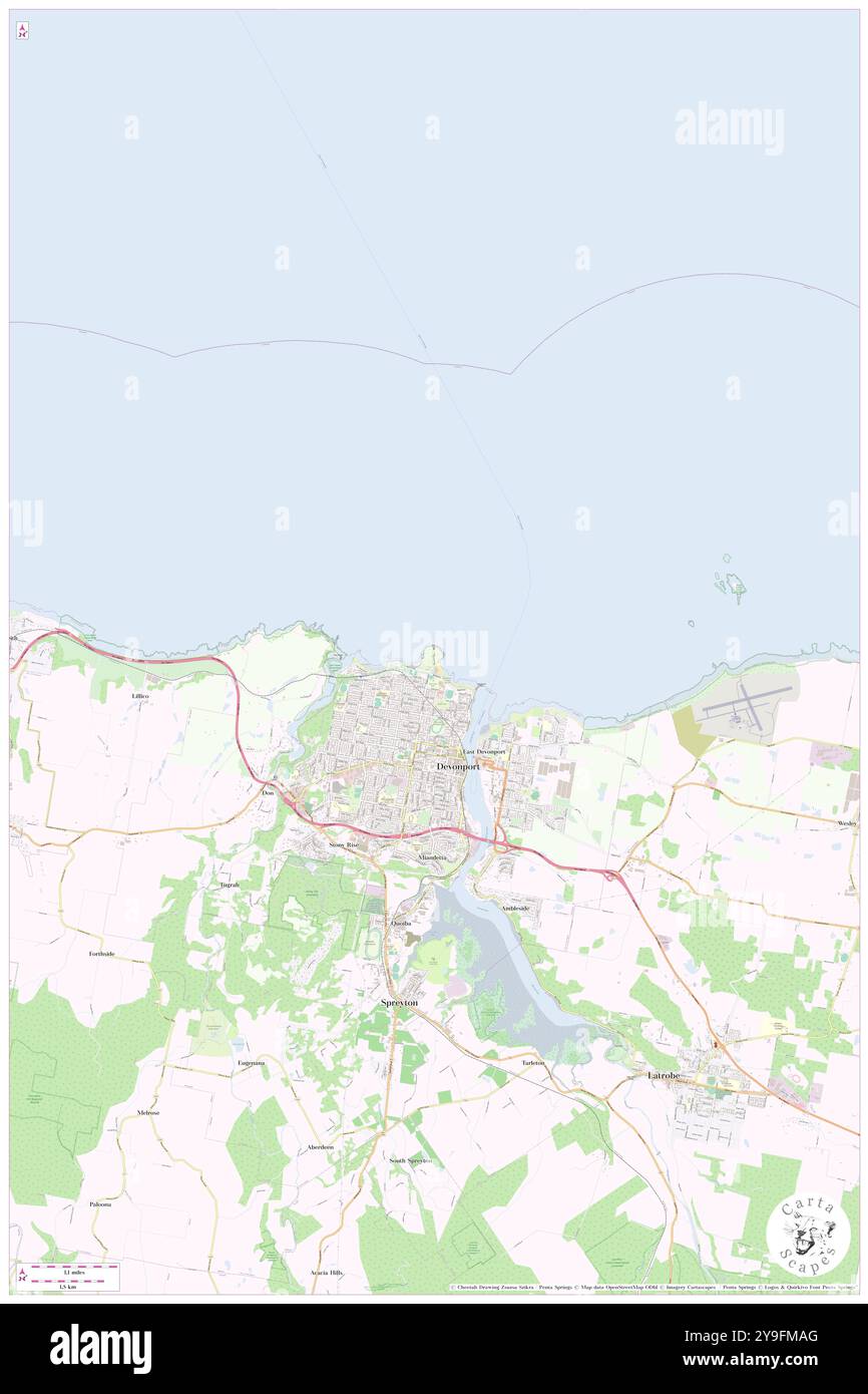 Mersey Bluff State Reserve, , AU, Australia, Tasmania, S 41 8' 59'', N ...