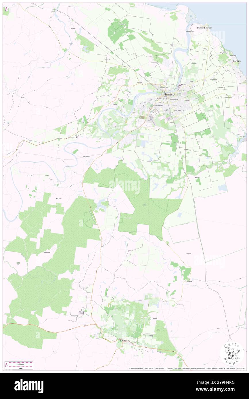 Elliott, Bundaberg, AU, Australia, Queensland, S 25 0' 22'', N 152 16 ...