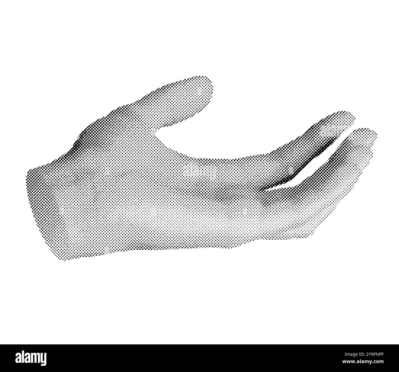 Hand reaching out side view Stock Vector Images - Alamy