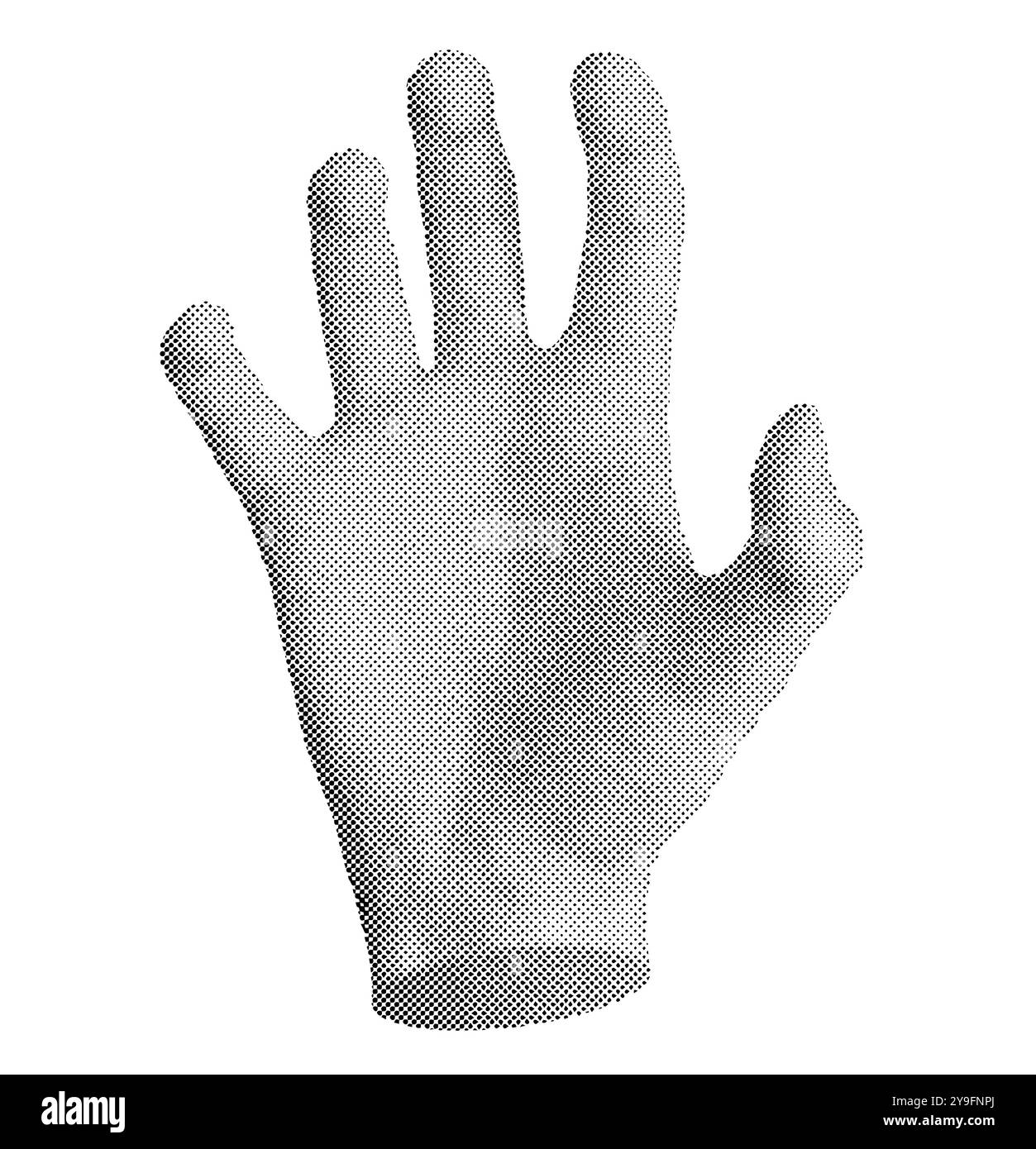 Hand palm, fingers, gesture taking, grabbing, grasping, attacking sign ...