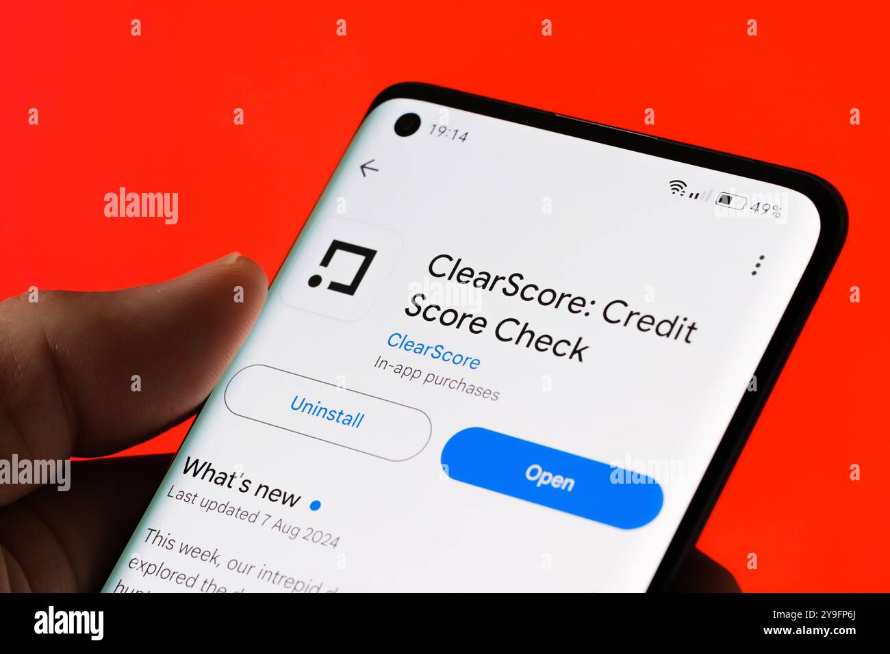 Clearscore app hi-res stock photography and images - Alamy
