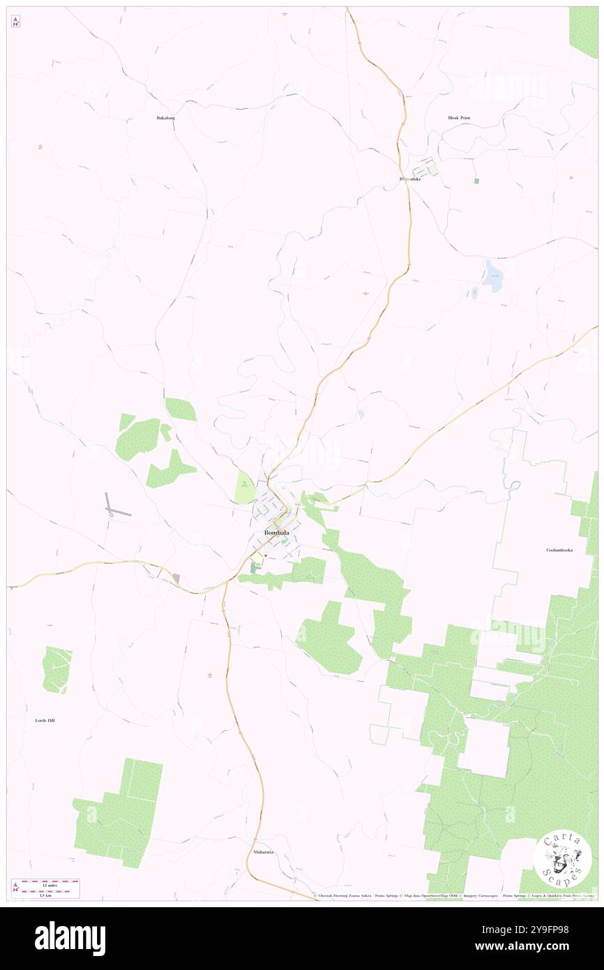 Bombala map hi-res stock photography and images - Alamy