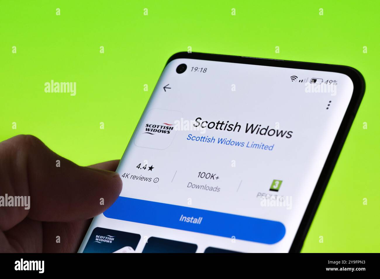 Scottish widows platform hi-res stock photography and images - Alamy