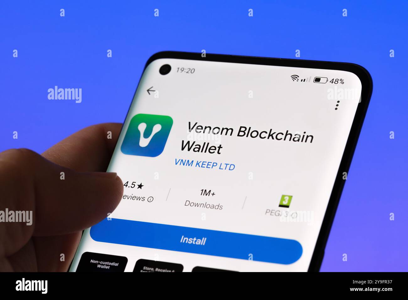 Venom app installation hi-res stock photography and images - Alamy