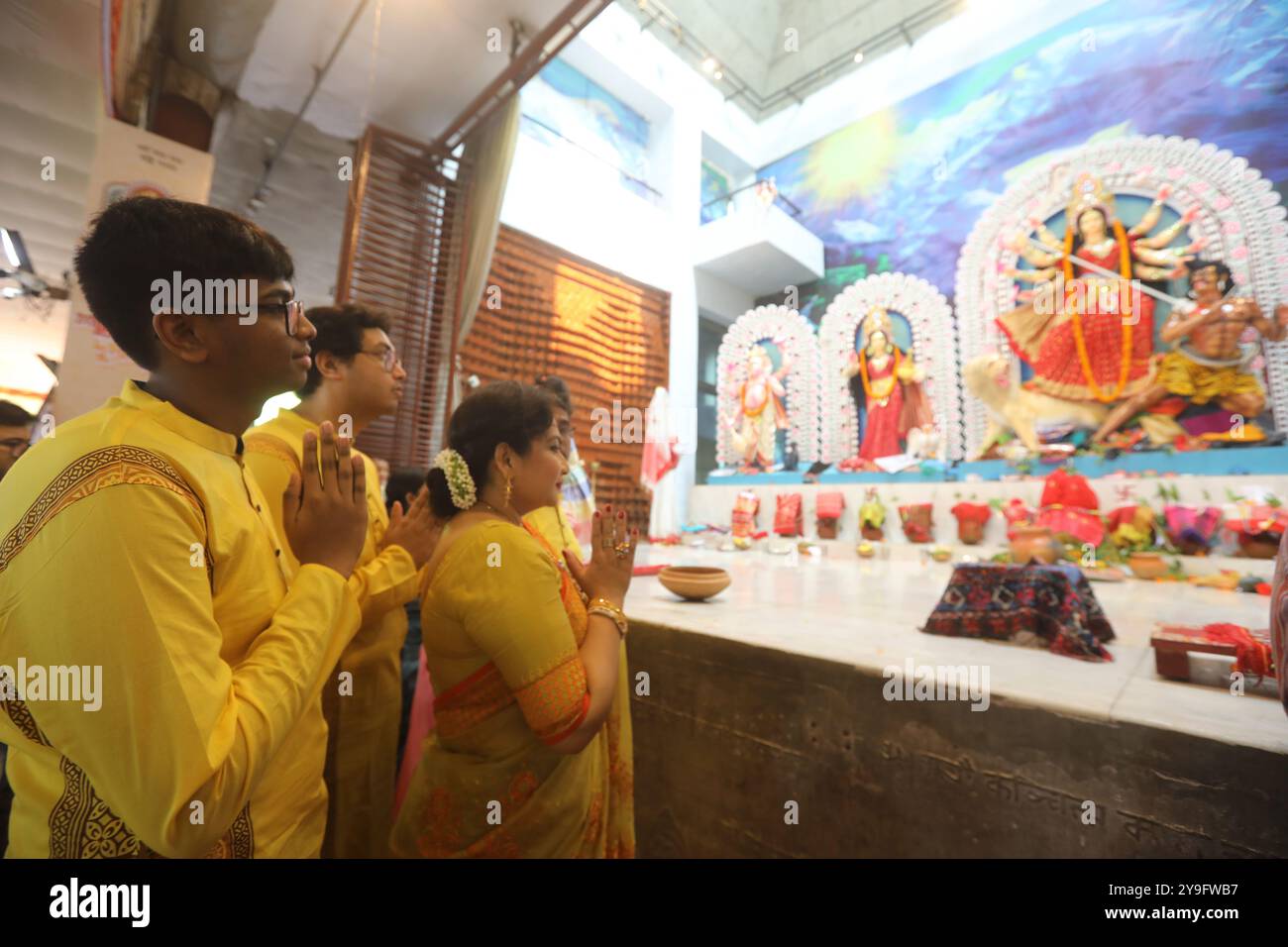 Maha Saptami, the second day of the five-day Sharadiyo Durga Puja, was ...