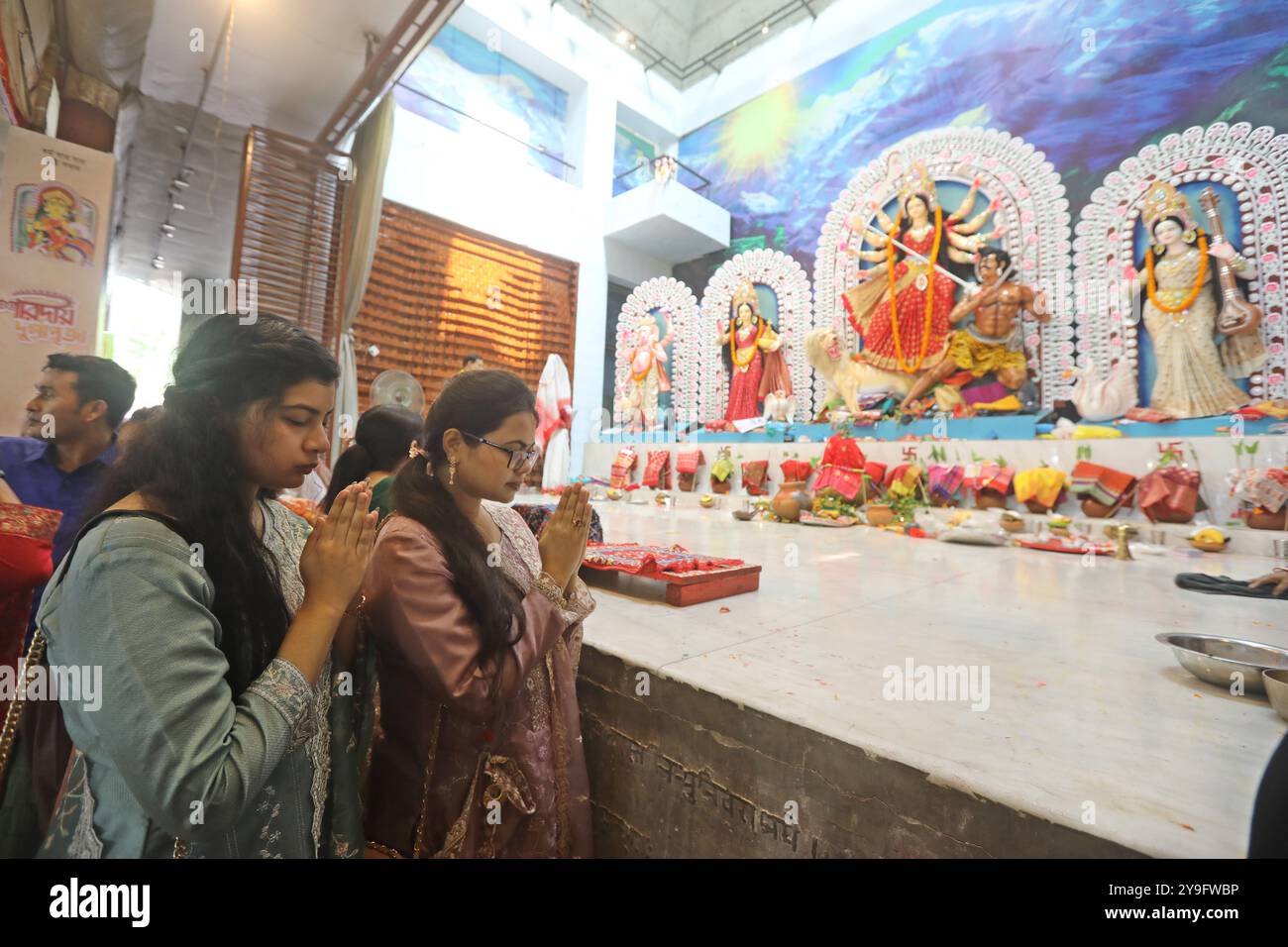 Maha Saptami, the second day of the five-day Sharadiyo Durga Puja, was ...